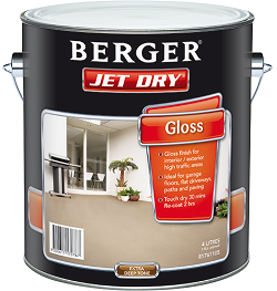 Berger JetDry Product Range